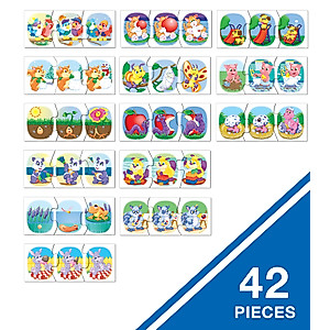 Carson Dellosa What Happens Next? Pre-Reading Puzzle Game Set, Colorful 3-Scene Picture Sequencing Phonics Game With 14 3-Scene Puzzles, Ages 4+ (42 pc)