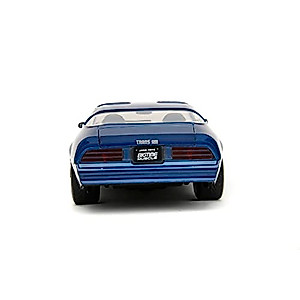 Big Time Muscle 1:24 1977 Pontiac Firebird Die-Cast Car, Toys for Kids and Adults(Metallic Blue)