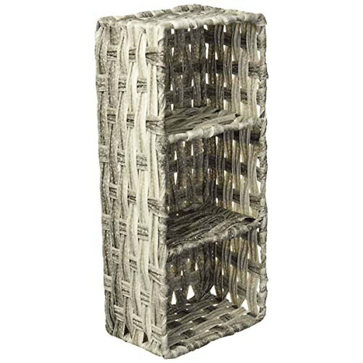 Whitmor Split Rattique Tank Topper Gray Wash