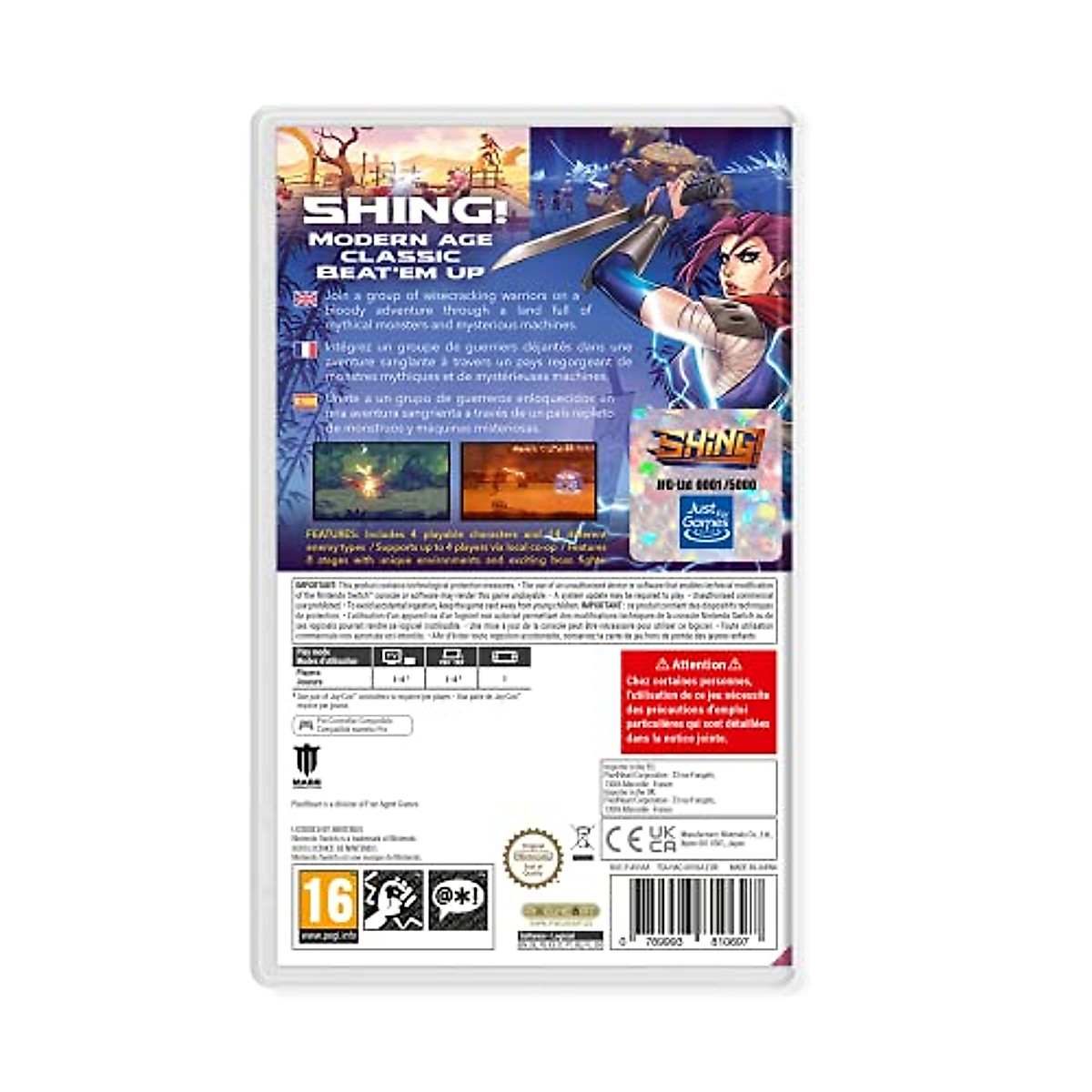 Shing! - Nintendo Switch (Non-US Version)
