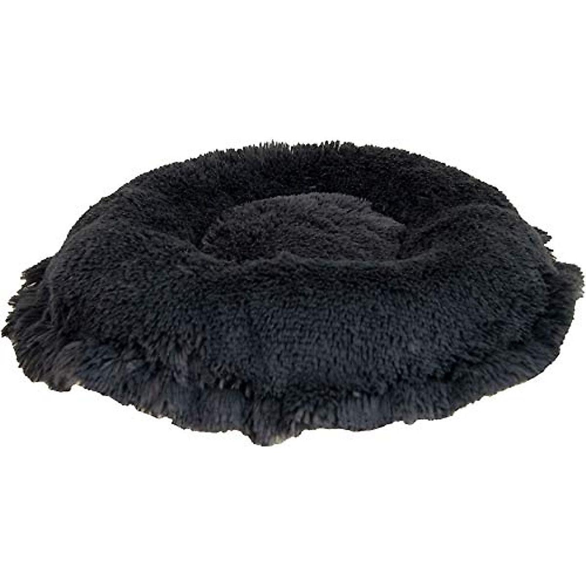 Bessie and Barnie Ultra Plush Natural Beauty/Wolfhound Grey Deluxe Luxury Shag Dog/Pet Lily Pod Bed Machine Washable