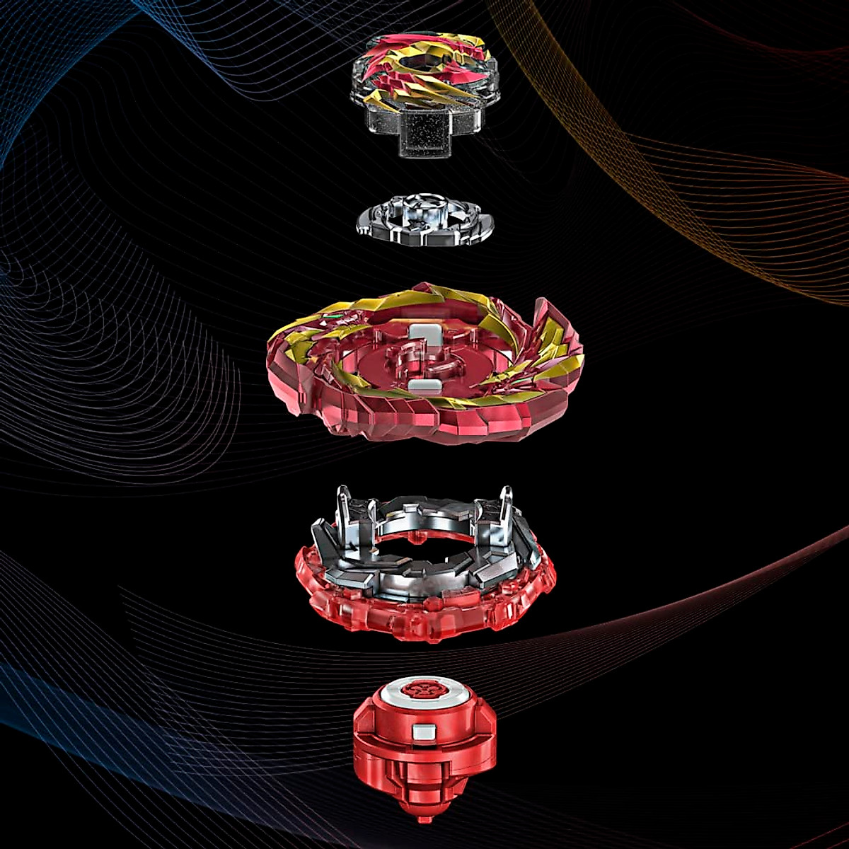 BEYBLADE Burst Pro Series Master Devolos Spinning Top Starter Pack - Balance Type Battling Game Top with Launcher Toy