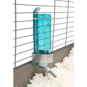 Lixit Wire and Aquarium Cage Water Bottle Chew Guard for Guinea Pigs, Rats, Rabbits, Ferrets Hamsters and Other Small Animals. (16oz)