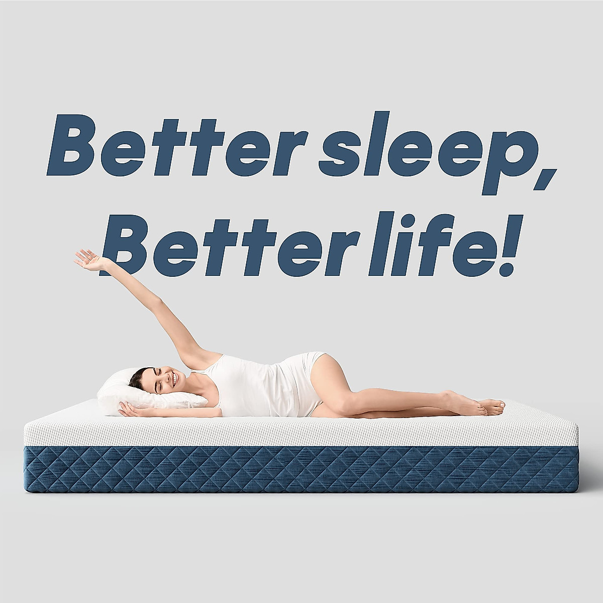 Giantex 10-Inch Full Size Mattress, Hybrid Mattress w/Gel Infused Memory Foam & Bamboo Charcoal Foam, Medium Plush Mattress w/Breathable Jacquard Fiber Cover, CertiPUR-US, Mattress in a Box