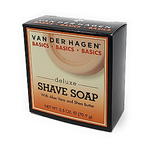 Van der Hagen Deluxe Shave Soap - 2.5 oz - 3 pk