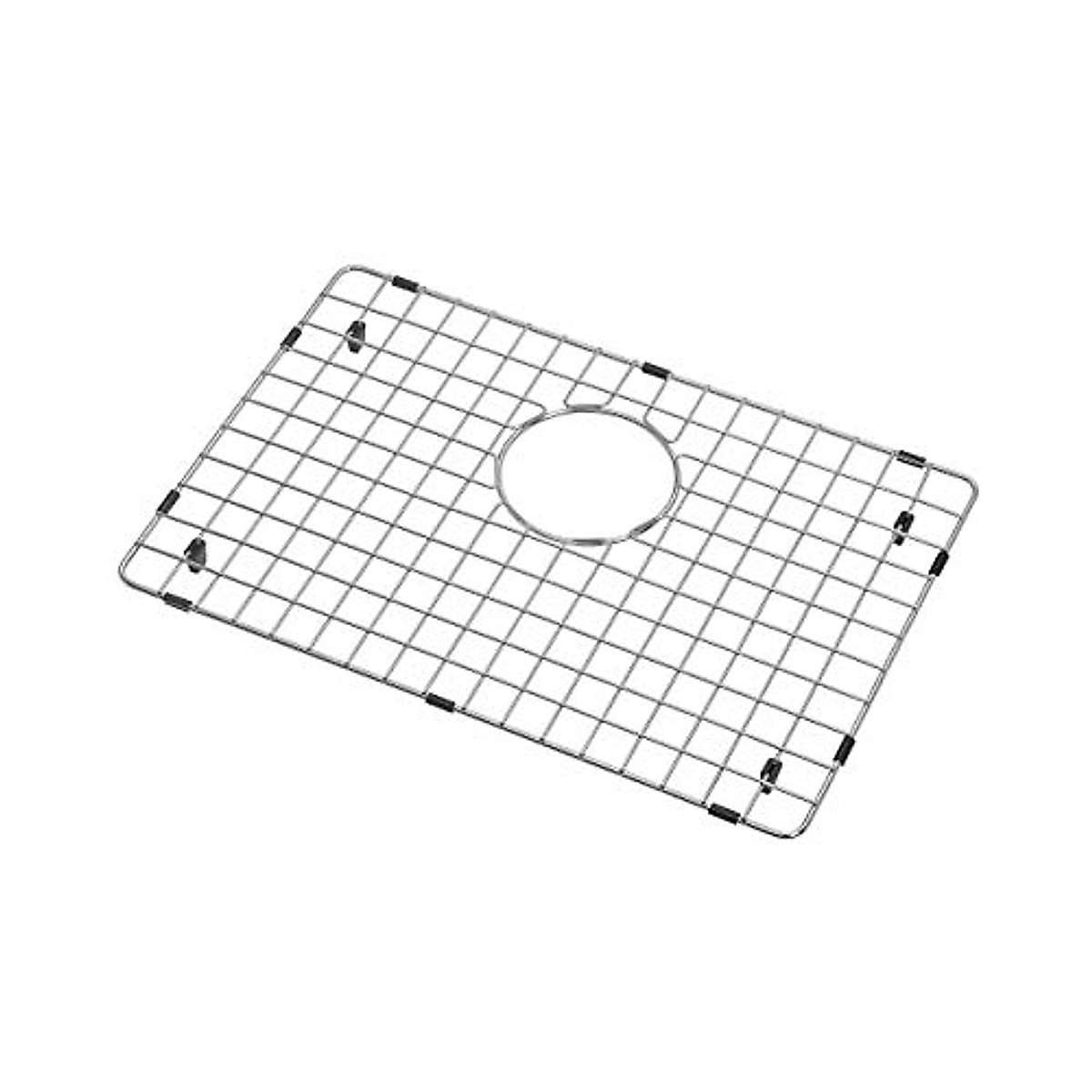STARSTAR Workstation Ledge Topmount/Drop-in Single Bowl 304 Stainless Steel Kitchen/Yard/Bar/Laundry/Office Sink, With Grid, Colander, Cutting Board, Strainer (23 x 20 x 9-Black Colander)