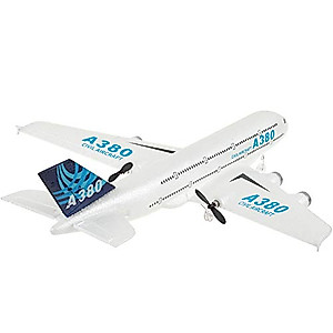 Remote Control Airplane - RC Plane Ready to Fly, 2.4Ghz 2 Channel RC Aircraft Built in 3-Axis Gyroscope, Durable EPP Styrofoam Remote Control Plane for Kids Boys Girls Beginner
