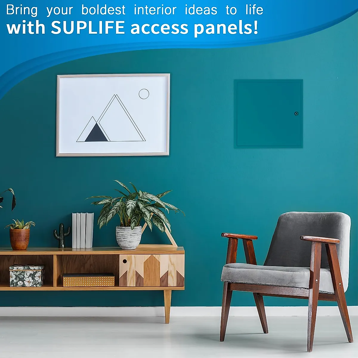 Access Panel 24 x 24,Metal Access Door,Built-in Lock,Aluminum Galvanized -Antioxidant/Fire Resistant,Access Panel for Drywall,Ceilings, Electrical, Plumbing,Access Door for Drywall,Metal Access Panel