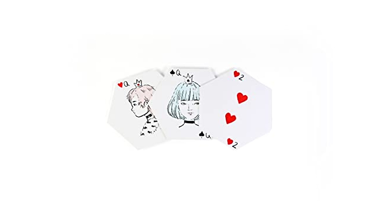 Custom Hexagon Playing Cards - Premium DIY Game Prototype Cards