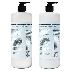 Love Beauty and Planet Volume and Bounty Thickening Shampoo and Conditioner Hair Care For Fine Hair Coconut Water and Mimosa Flower Sulfate-Free, Paraben-Free, Vegan 32.3 oz 2 Count