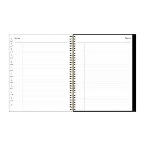 Blue Sky 2024 Weekly and Monthly Appointment Book and Planner, 8.5" x 11", Frosted Cover, Wirebound, Sheridan Black (137277-24)