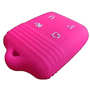 KAWIHEN Silicone Key Fob Cover Compatible with Ford Mustang Edge Escape Expedition Explorer Focus Escort Lincoln Mercury CWTWB1U331