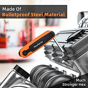 Allen Wrench Set, 2 Pack Aluminum Hex Key Set Metric & Standard SAE - Allen Key Set Made of Aluminum Alloy for Hex Head Socket Screw, Tool for Men Women Husband Stocking Stuffers for Men (Plastic)