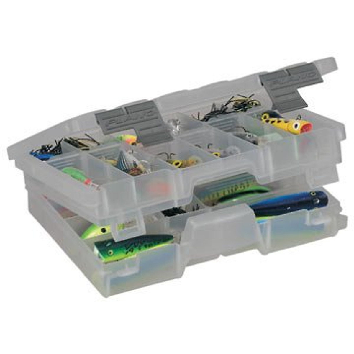 Plano Two Tier Tackle Box (Medium), Transparent (4600-00)