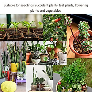 Necgemlex Smart LED Grow Light Bulbs with Remote Controller, Sun Mode, Built-in Daily Auto Timer, 4500K, A21/A70 E26/E27 9W Dimmable Full Spectrum Grow Bulbs for Indoor Plants, 2 Pack