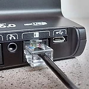 iMBAPrice (Pack of 2 Black Coiled Telephone Phone Handset Cable Cord, Coiled Length 3 to 12 feet Uncoiled (Value Pack)