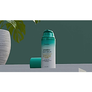 Dearskin Vitamin C Serum 20% - PURE L-ASCORBIC ACID, Ferulic Acid, Hyaluronic Acid Botanic, Vitamin E Organic Cruelty Free for Face and Neck Best Antioxidant, Treatment for Wrinkles, Men and Women