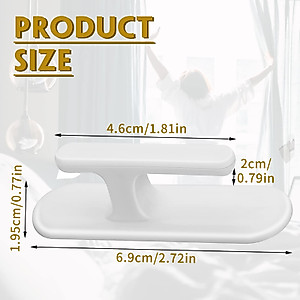 Grevosea 8 Pieces Blind String Holder,Blind Cord Holder Cord Safety Blind Pull Blind Cord Twister Safety Blind Cord Hooks Blind Cord Wrap Cleat for Home Office Study Bedroom Bay Window Use