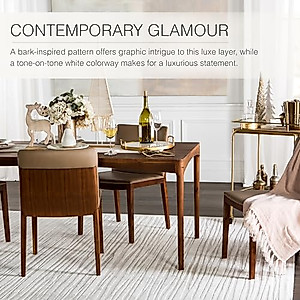 Jaipur Living Soft 8x8 Square Area Rug, Abstract, White/Ivory