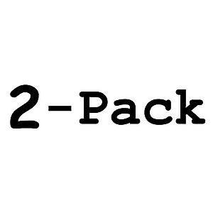 Halo Headband Sweatband Pullover, White and Black - 2 Pack