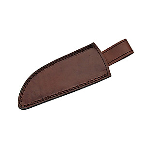 Szco Supplies DM-1078 Damascus Knife with Bone/Cherry Colorwood Handle