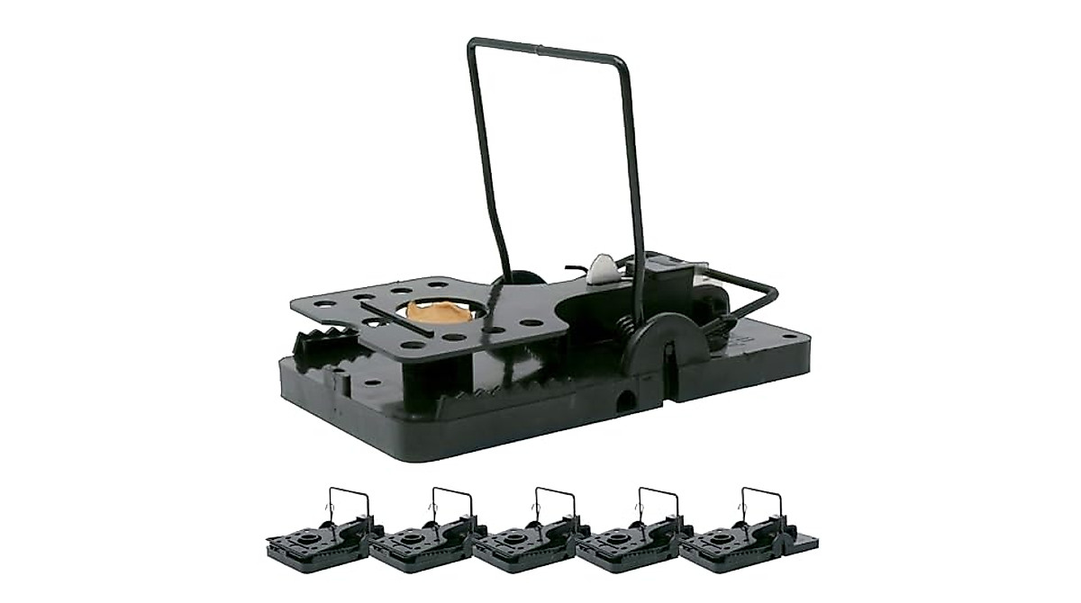 Catchmaster Claw Rat Trap 6-Pack - Reusable Indoor/Outdoor Pest Control