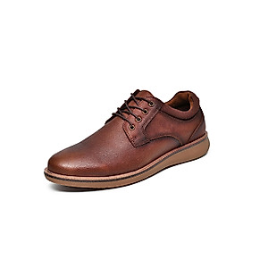 Arkbird Mens Casual Dress Shoes Mens Dress Sneakers Leather Shoes Business Casual Shoes Men Brown Shoes