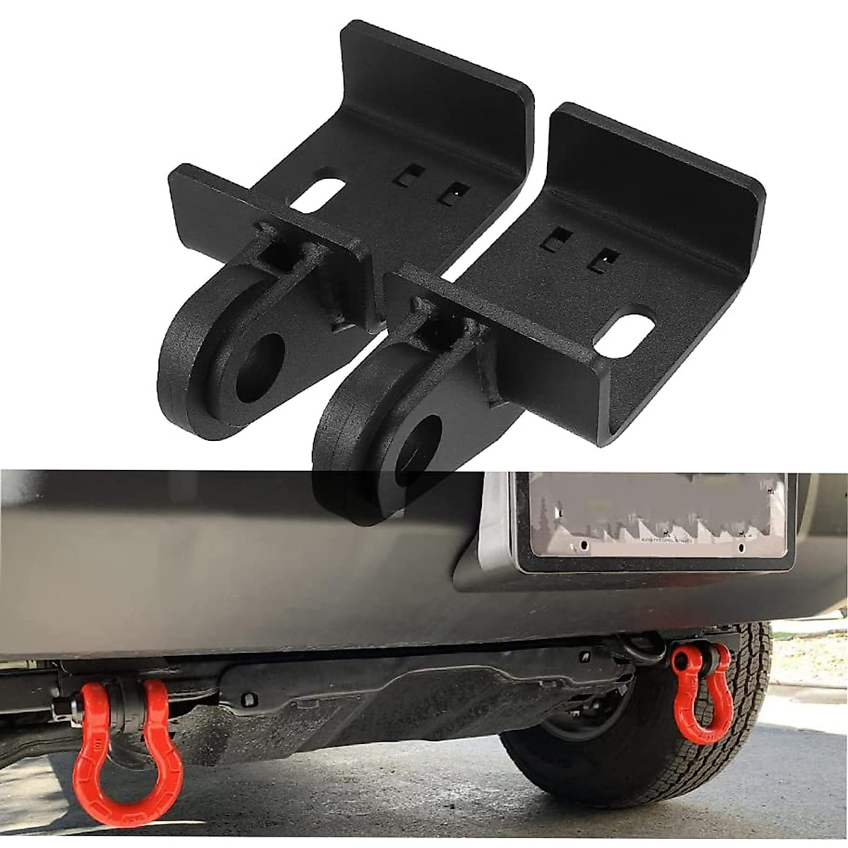 LAWETA 88711 Upgraded Tow Hook Compatible with Toyota Tacoma 2009-2023 Demon Hooks Bracket