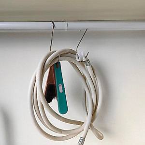 lightstar 2-Pack S Hooks for Hanging, Stainless Steel S Shaped Hook Heavy Duty Hanging Hooks for Pots, Pans, Plants, Bags, Cups, Clothes (S-Large)