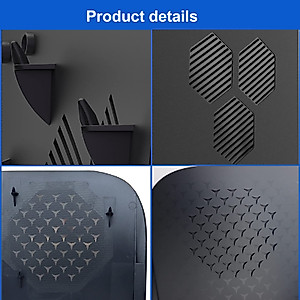 PS5 Console Face Plates,Playstation 5 Accessories with Fan Vents Faceplate，with Dust Filter for Cooling Vents,Shockproof ABS Shell Cover Case - Digital Edition
