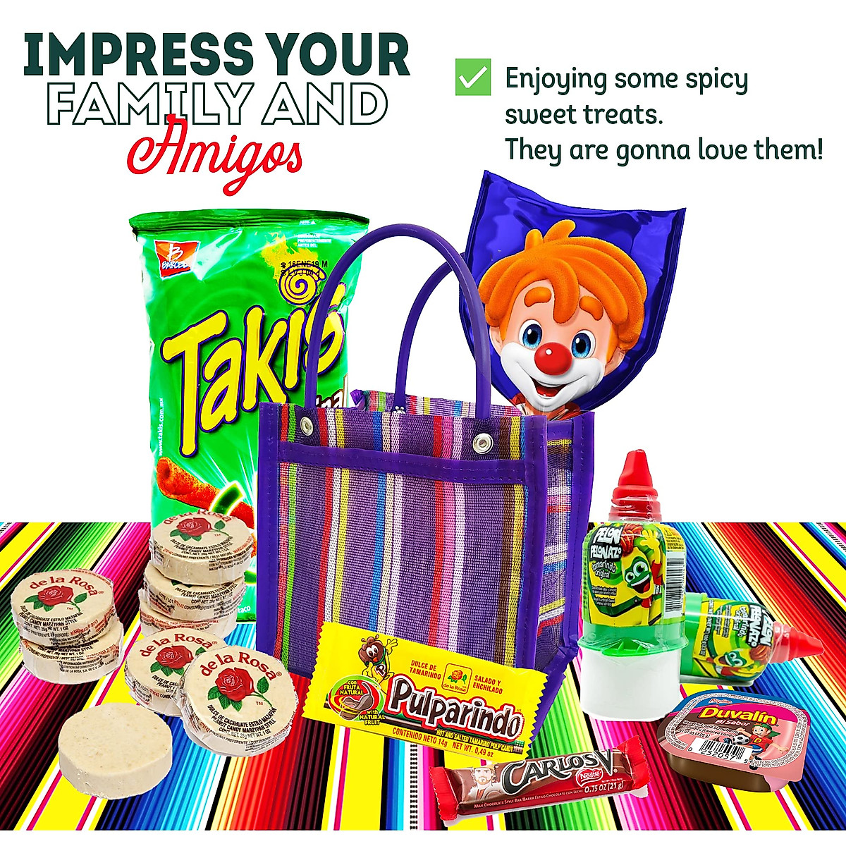 10 Mini Mercado Favor Bags - Mexican Mesh Market Tote Bag Pack - Fiesta Goodie Treat Bag - Mexican Party Candy Gift Bag - Bolsas Bolsitas Mexicanas Para Dulces -Dulceros Morrales Morralitos Mexicanos