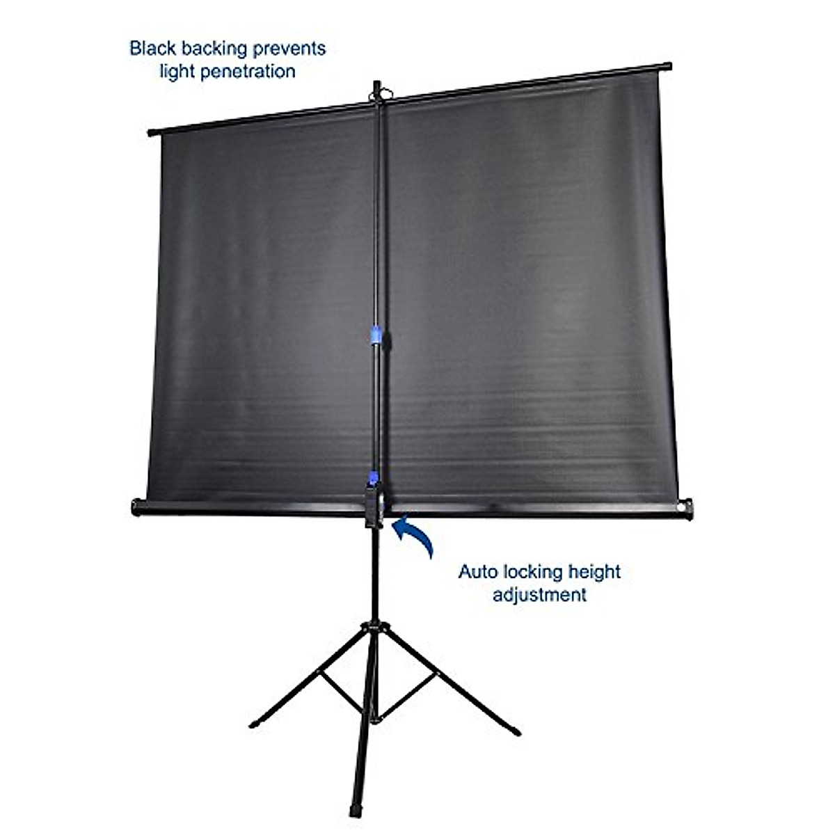 Finefurniture Portable HD Projector Screen with Tripod Stand,84 inch Diagonal 4:3 Outdoor Indoor Home Theater Projection Screens Foldable and Wrinkle-Free…