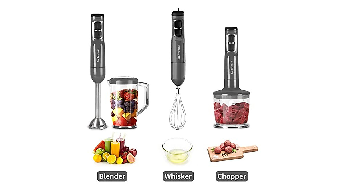 La Reveuse 3-in-1 Hand Blender - Powerful & Versatile Kitchen Tool