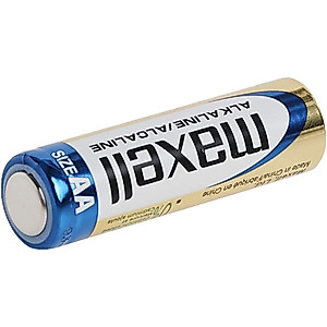 Maxell – 723465, Reliable AA Alkaline Battery - 10x Long-Lasting with 1.5V Performance with Mercury & Cadmium Free - Ideal for Wireless Keyboards, Mouse, Clocks, Flashlights & Toys - Pack of 4