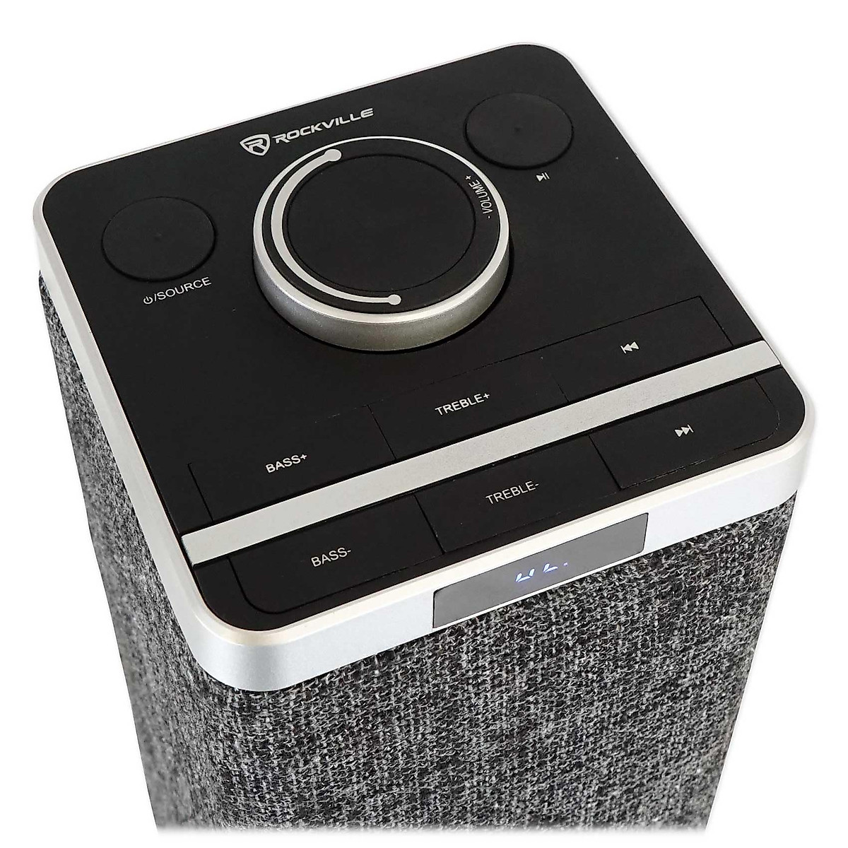 Rockville (1 ONE-Tower All-in-One Tower Bluetooth Speaker System+HDMI/Optical/RCA Bundle with (1) Mini WiFi Music Player Wireless Audio Streaming Multiroom Stereo Receiver (2 Items)