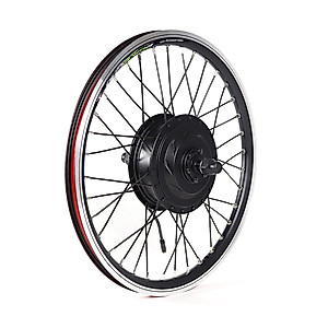 EBIKELING Waterproof Ebike Conversion Kit for Electric Bike 20" Rear Wheel Electric Bicycle Hub Motor Kit