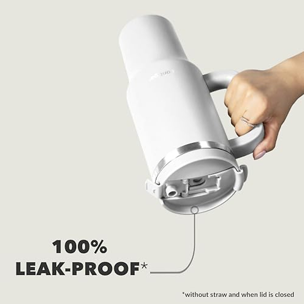 Contigo Streeterville Tumbler 1200 ml with Handle | Stainless Steel Vacuum Insulated Water Bottle with Straw and Lid | Cold for 29 Hours | Travel Mug | Thermal Flask | BPA Free