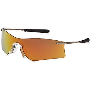 MCR Safety Glasses T411R Rubicon T4 Fire Mirror Lens with UV Protection and Scratch Resistant Coating, 1 Pair