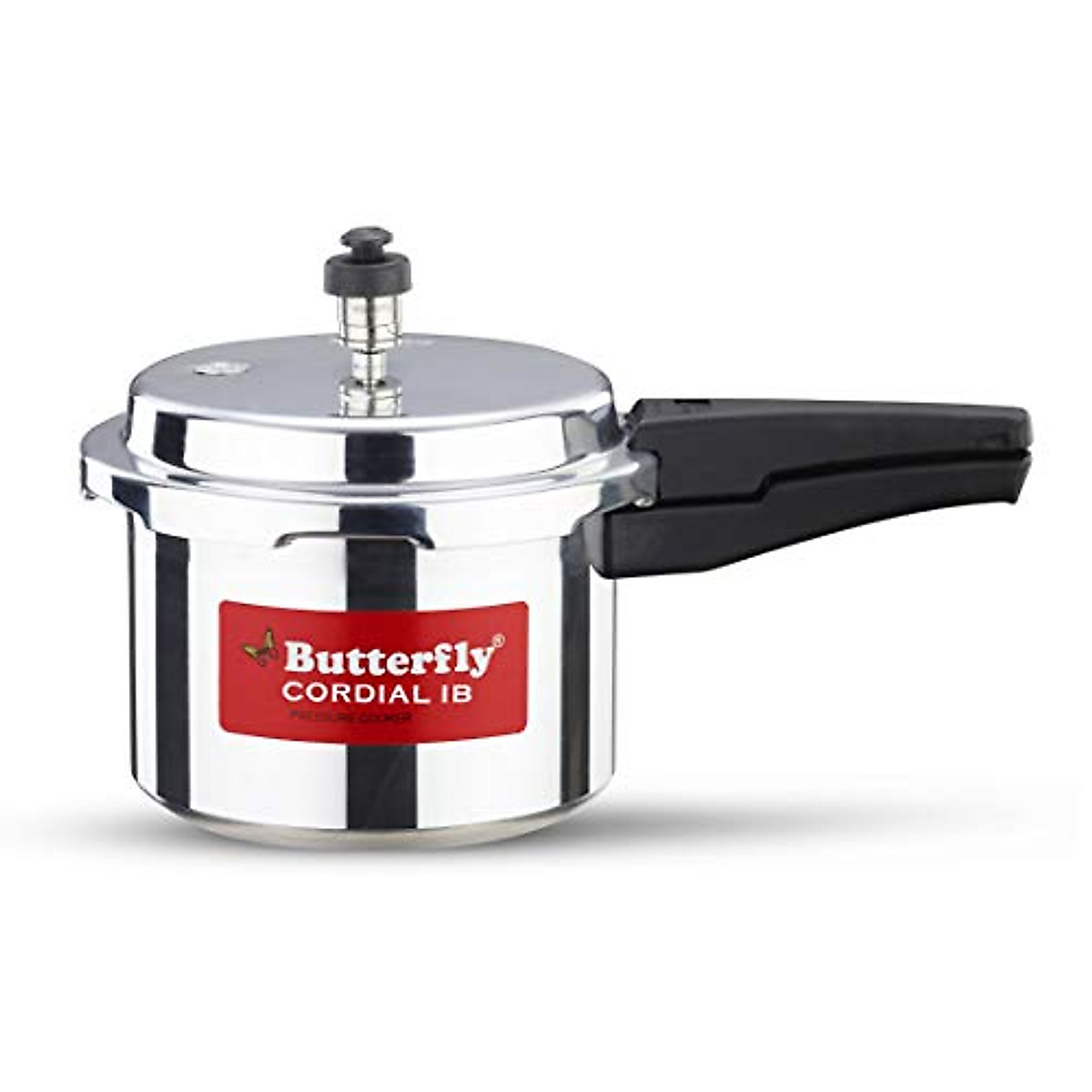 Butterfly Cordial Induction Base Aluminium Pressure Cooker, 3 litres, Silver