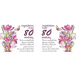 CafePress 80Th Birthday Crocus Gift Mug Mugs Ceramic Coffee Mug, Tea Cup 11 oz