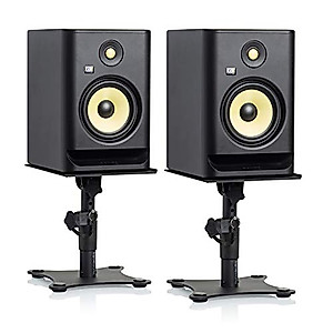 Gator Frameworks Desktop Studio Monitor and Speaker Stand - Set of 2 (GFWSPKSTMNDSK)