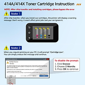 HaloFox Compatible 414A Toner Cartridge 4 Pack Replacement for HP 414A W2020A 414X W2020X W2021A W2022A W2023A for Color Laserjet MFP M454dw M454dn M479fdw M479fdn Printer (Black Cyan Yellow Magenta)