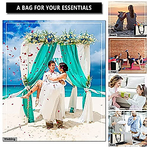 BeeGreen Mother of the Groom Gift Tote with Zipper Pocket for Women Embroidery Monogram Bridesmaid Canvas Tote Large Bridal Beach Bag Mother in Law at Wedding for Engagement Bridal Shower Bride Gifts