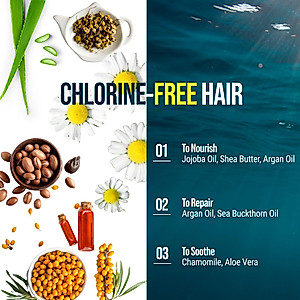 TRIHARD Swimmers Shampoo Extra Boost + Pre & Post Swim Conditioner | Chlorine And Hair Solutions | Swimming Two-In-One Duo