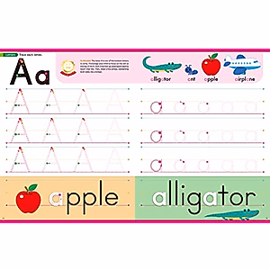 Play Smart Handwriting Workbook Ages 3-5: Handwriting Practice: Preschool Activity Book With Stickers