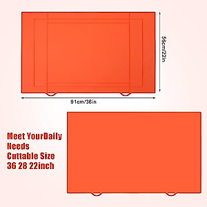 36'' Griddle Mat for Blackstone, Cuttable Silicone Griddle Mat Non-Stick Grill Mats Griddle Grill Silicone Cover Griddle Protective Mat Griddle Mat Protector (36/28/22inch)