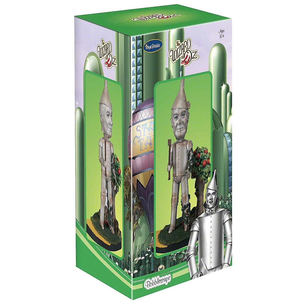 Royal Bobbles Wizard of Oz Tin Man Collectible Bobblescape Bobblehead Statue