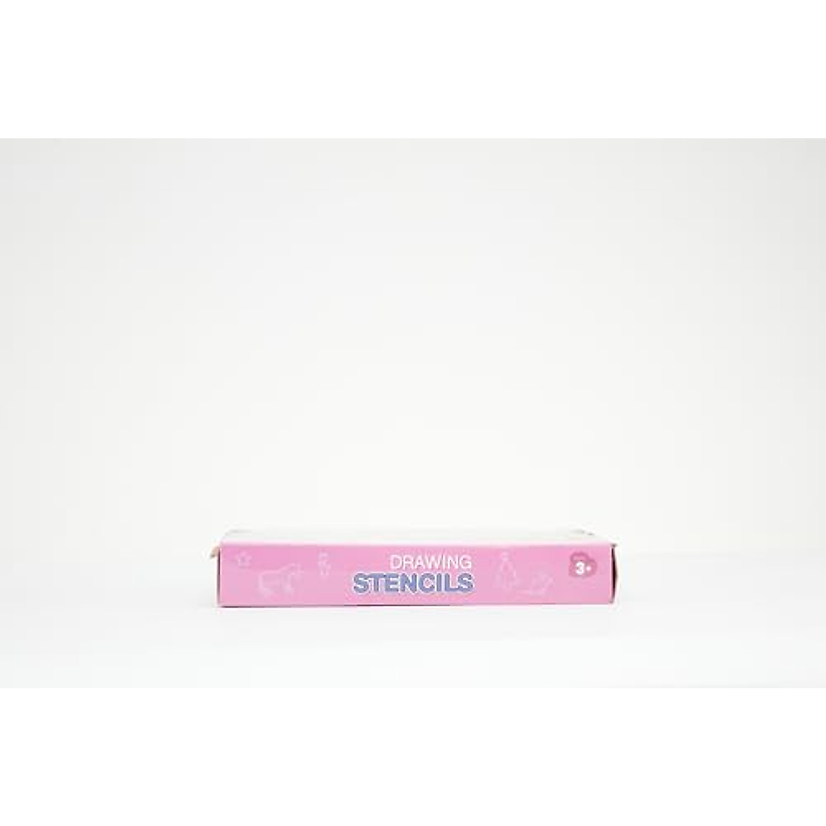 Mimtom Drawing Stencil Kit for Kids, 51 PC Art Set with 270+ Shapes, Sketch Pad, and Colored Pencils for Child's DIY Arts and Crafts, Draw with Princess, Fairies and Animal Stencils, Pink