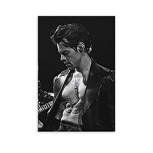 Harry music House Styles in Concert 2021Black And White Photo Poster Canvas Wall Art Prints for Wall Decor Room Decor Bedroom Decor Gifts 08x12inch(20x30cm) Unframe-style