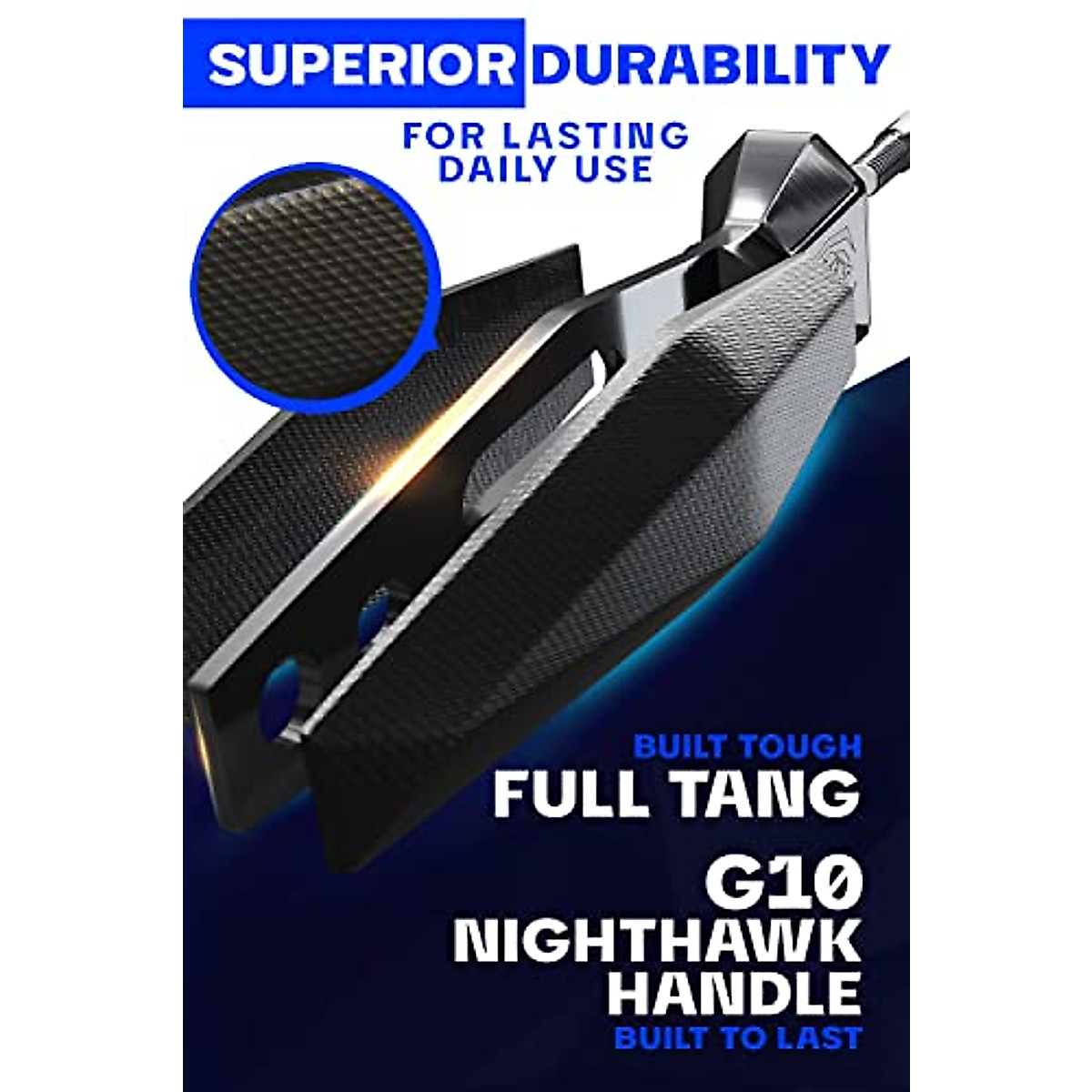 Dalstrong Honing Rod Steel - 9 inch - Shadow Black Series - Black Titanium Nitride Coated - High Carbon 7CR17MOV-X Vacuum Treated Steel - Scratch Free - NSF Certified